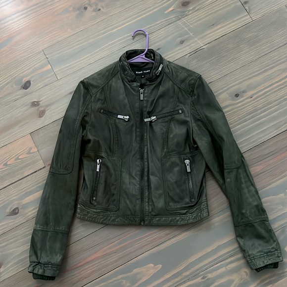 Black Rivet | Jackets & Coats | Black Rivet Genuine Leather Moto Jacket ...